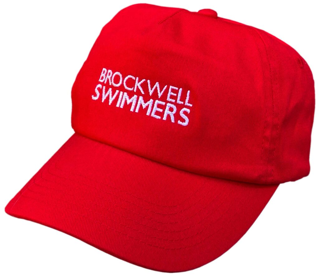 Red Peaked Cap - Brockwell Swimmers
